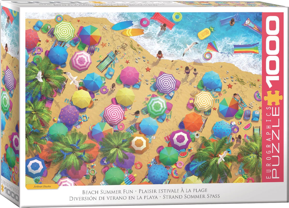 Beach Summer Fun Puzzle – 1000 Pieces – The Puzzle Center