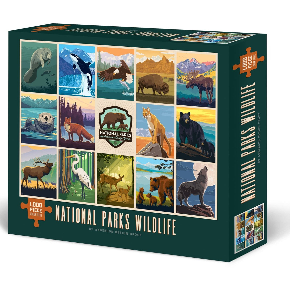 National Parks Wildlife 1000-Piece Puzzle – The Puzzle Center