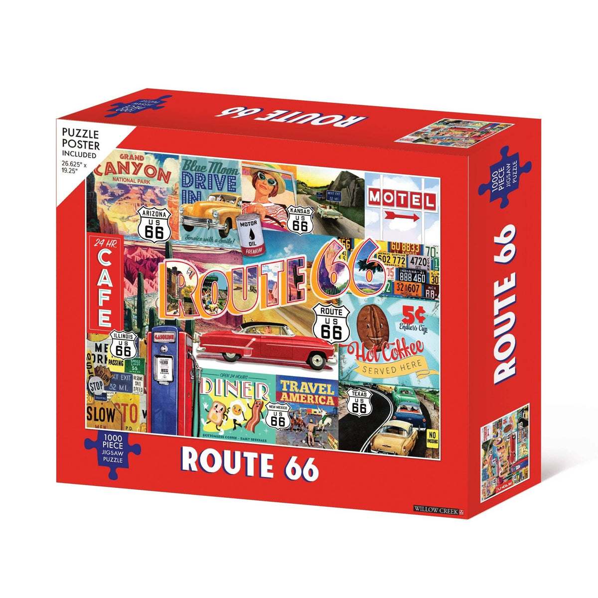 Route 66 1000-Piece Puzzle – The Puzzle Center