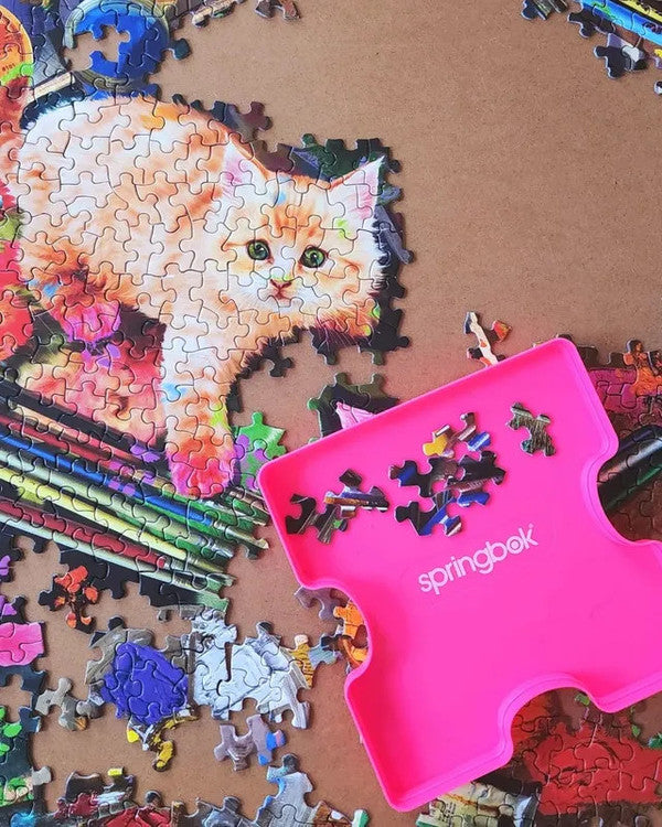 Cat-astrophe in the Art Studio 1000-Piece Jigsaw Puzzle | Springbok ...