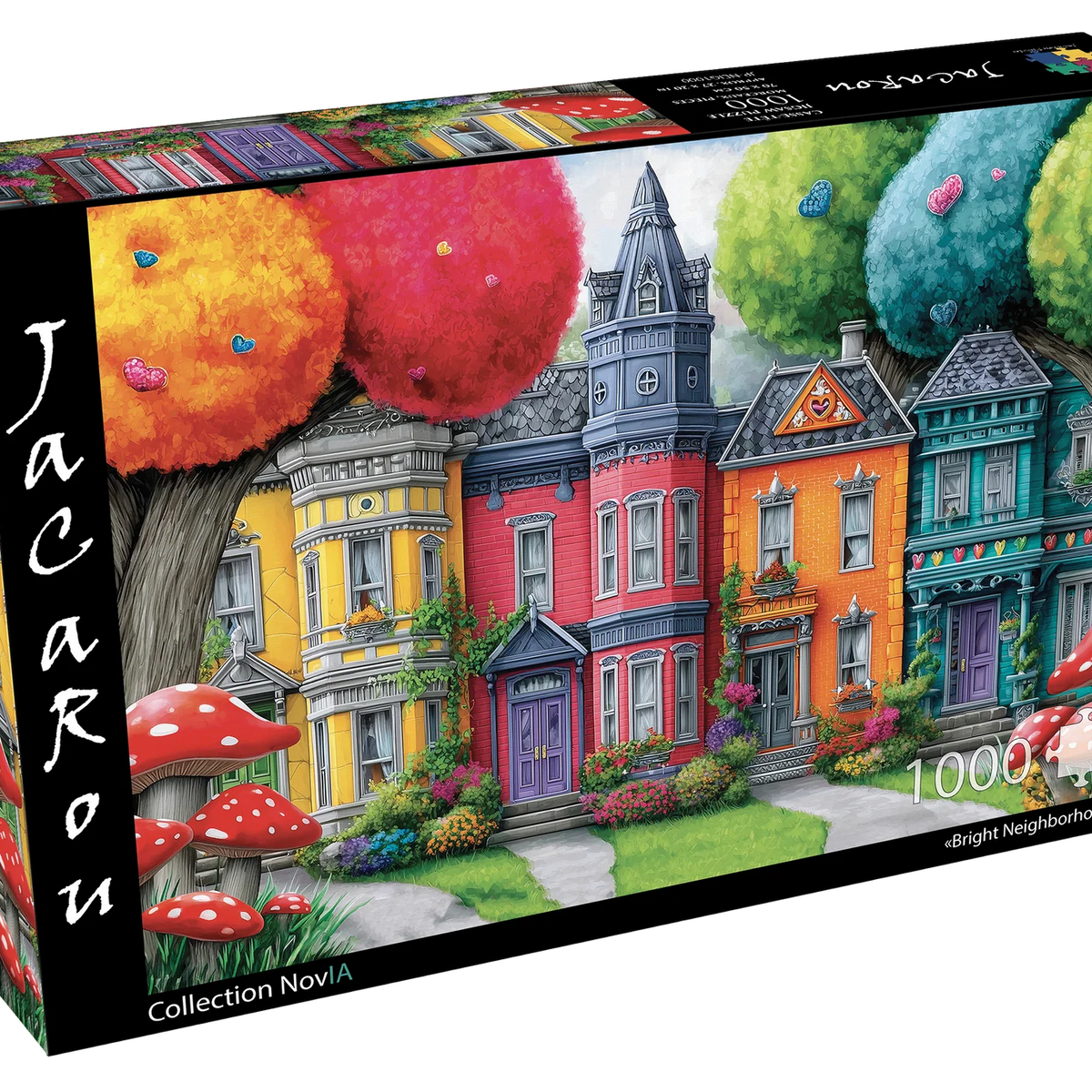 Bright Neighborhood Jigsaw Puzzle | JaCaRou – The Puzzle Center