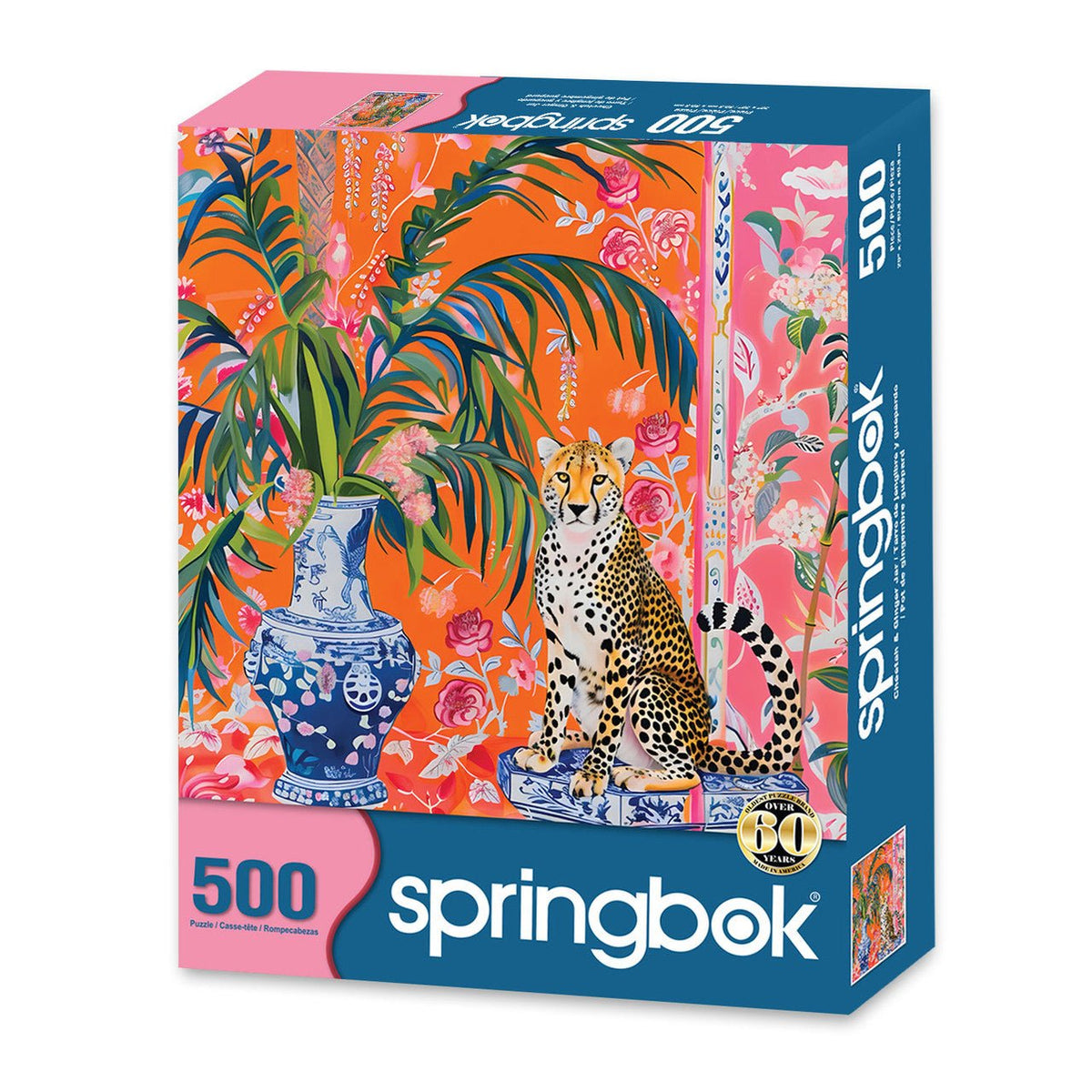 Cheetah and Ginger Jar Puzzle | Springbok – The Puzzle Center