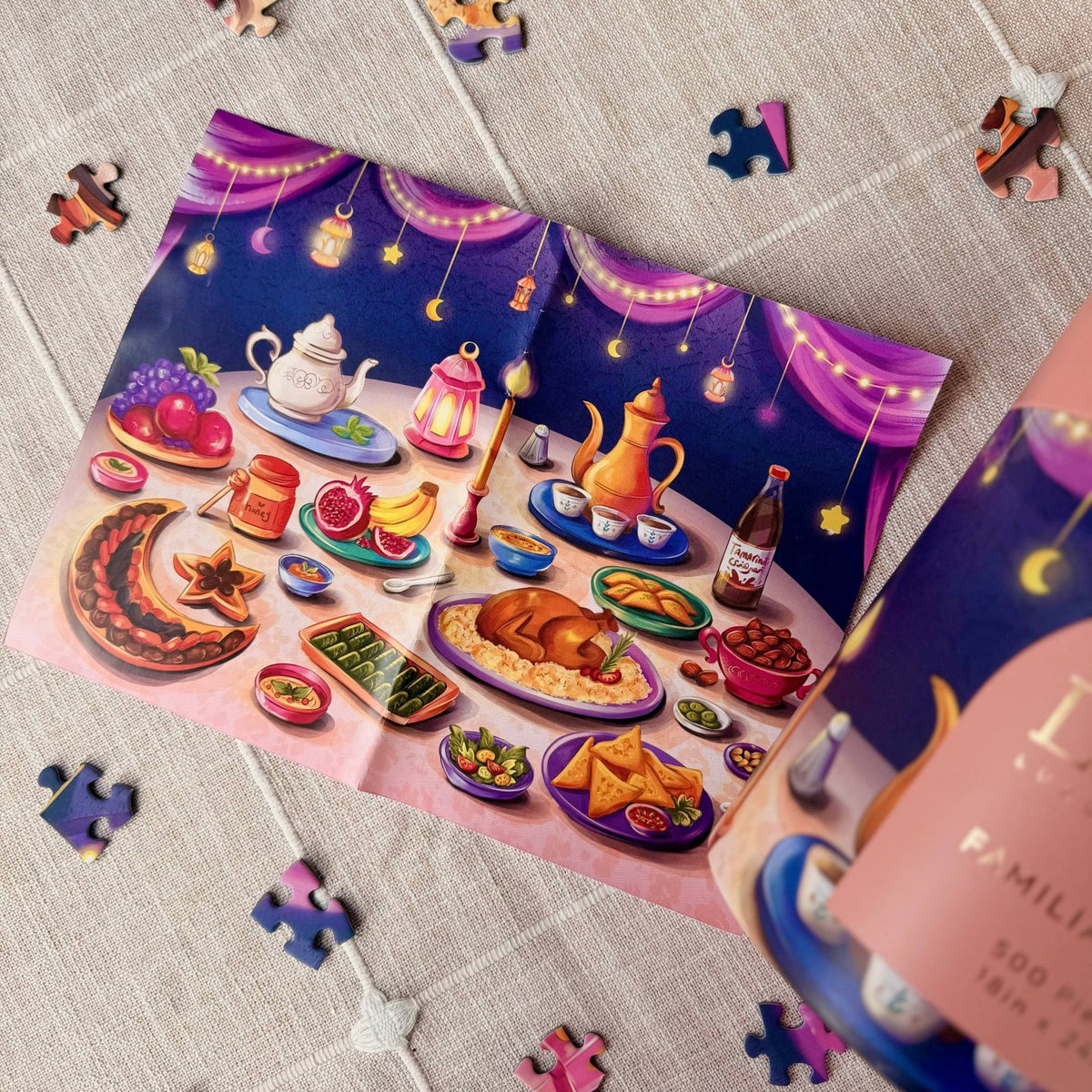 Familiar Feast Puzzle | Laila Luxury Puzzles – The Puzzle Center