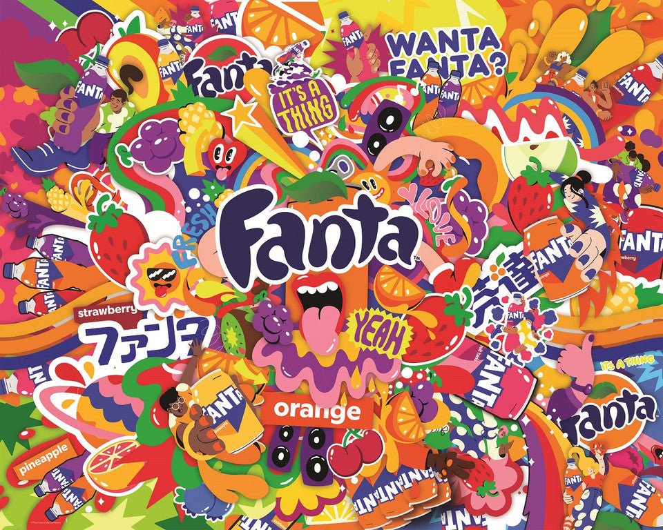 Fanta Collage 1000-Piece Jigsaw Puzzle – The Puzzle Center
