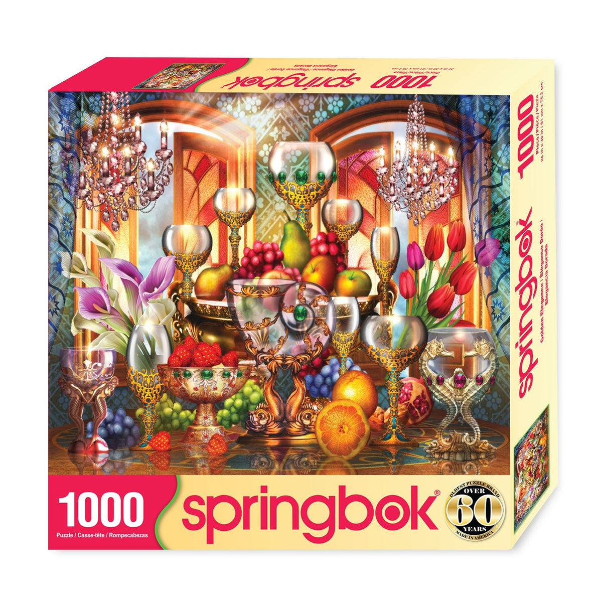 Golden Elegance 1000 Piece Jigsaw Puzzle – The Puzzle Center