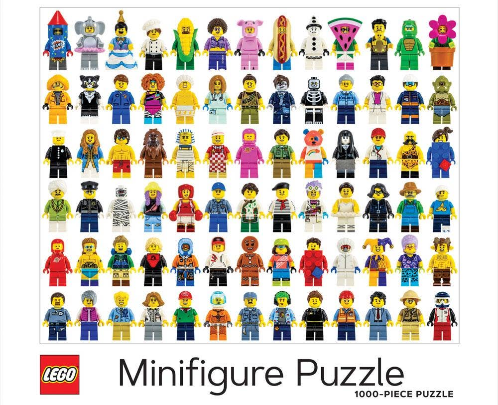 LEGO® Minifigure Puzzle 1000 Piece – Fun Puzzle for LEGO Fans – The ...