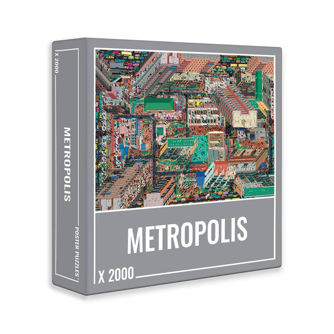 Metropolis 2000 Piece Jigsaw Puzzle by Cloudberries – The Puzzle Center