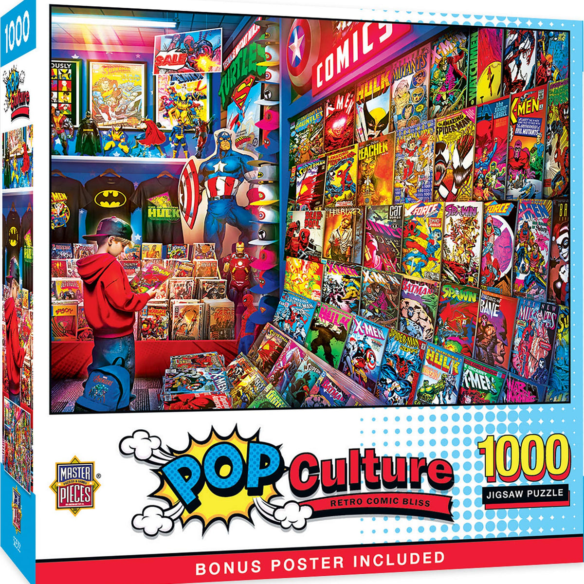 Retro Comic Book Puzzle – 1000 Pieces – The Puzzle Center