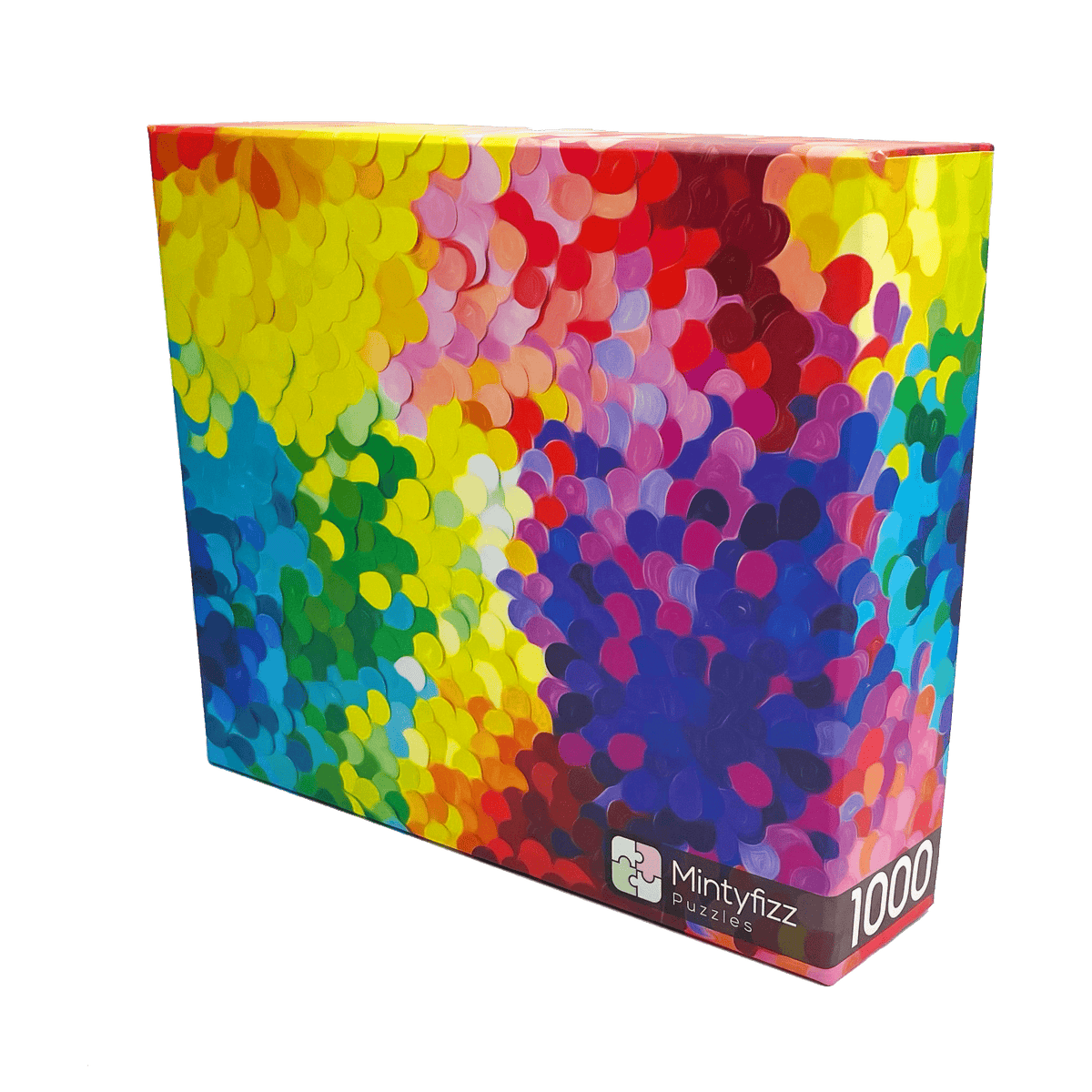 Prismatic Scales 1000 Piece Puzzle by MintyFizz - Vibrant Modern Art ...